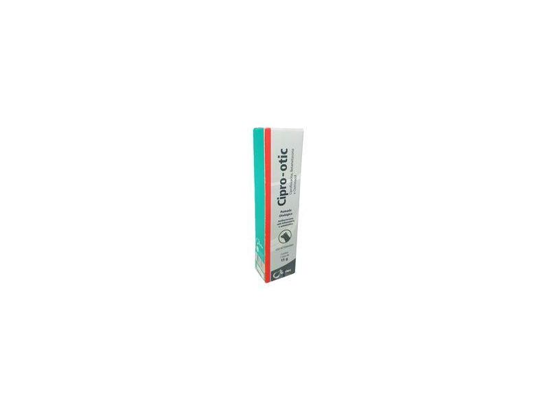 Cipro-Otic 15 g Pomada Anti-inflamatória otológica para cães com o ...