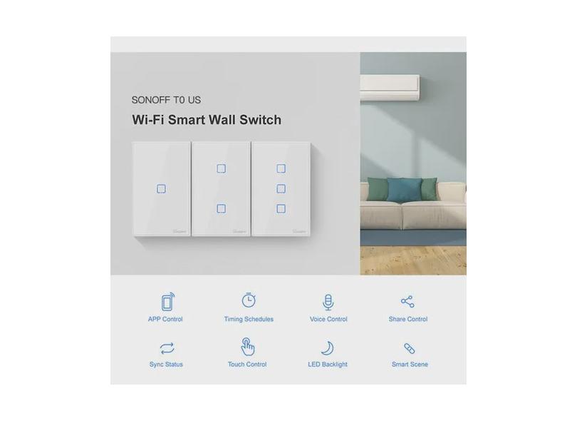 Smart Sonoff Switch T0us3c-tx 1 Gang com o Melhor Preço é no Zoom
