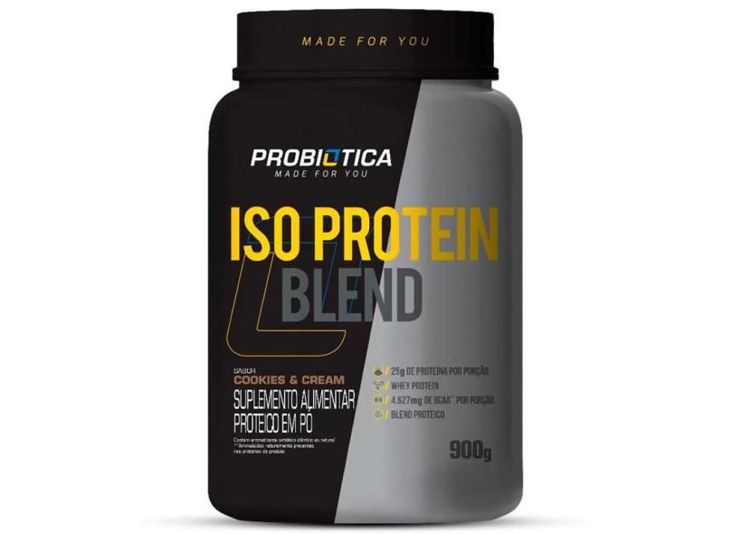 ISO PROTEIN BLEND POTE 900G COOKIES & CREAM PROBIOTICA Probiótica em ...