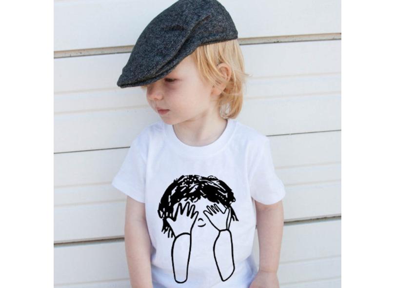Unisex bebê Crianças Verão manga curta T-shirt com a figura dos ...