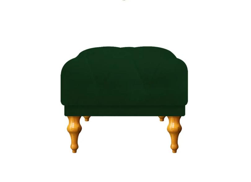 kit Poltrona e Puff Decorativos Dani Suede Verde AM Decor com o Melhor ...