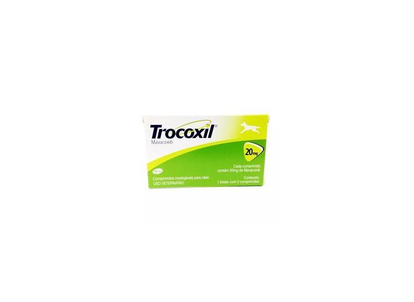 Anti-Inflamatório Trocoxil Zoetis 20Mg 2 Comprimidos com o Melhor Preço ...