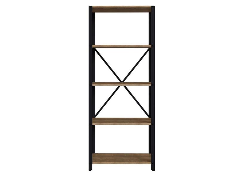 Conjunto Sala De Estar Rack E Estante Steel Light Industrial - Vermont ...