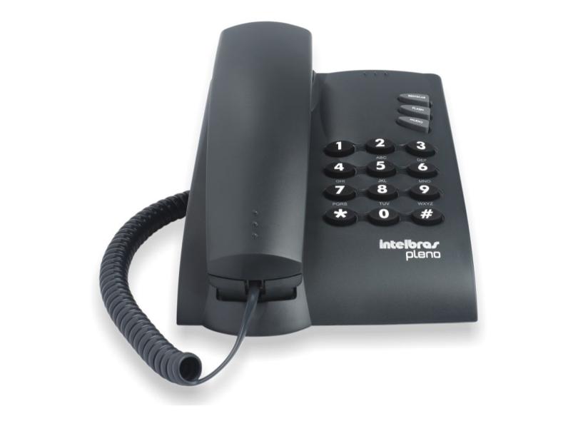 Aparelho Telefone Fixo Com Fio Intelbras Pleno com o Melhor Preço é no Zoom