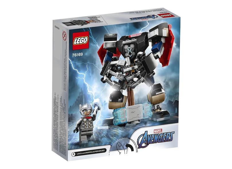 Lego Marvel Avengers Super Heroes Armadura Robô do Thor Com 139 Peças ...
