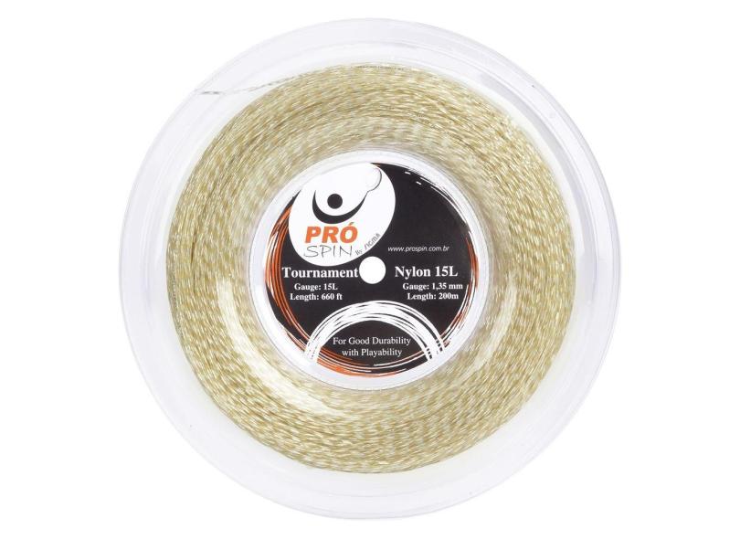 Corda Pró Spin Tournament Nylon By Sigma Espiral Champagne - Rolo com 200 metros com o Melhor ...