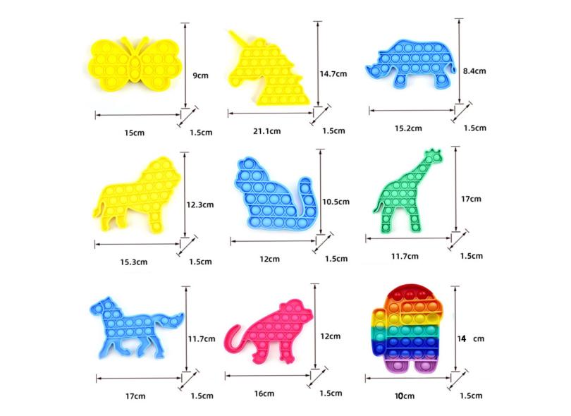 (pc Push pop pop Bubble Sensory Fidget Toy) com o Melhor Preço é no Zoom