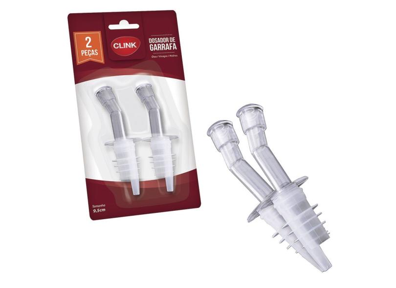 Bico Dosador de Garrafa Clink Azeite Vinagre Álcool Destilado em ...