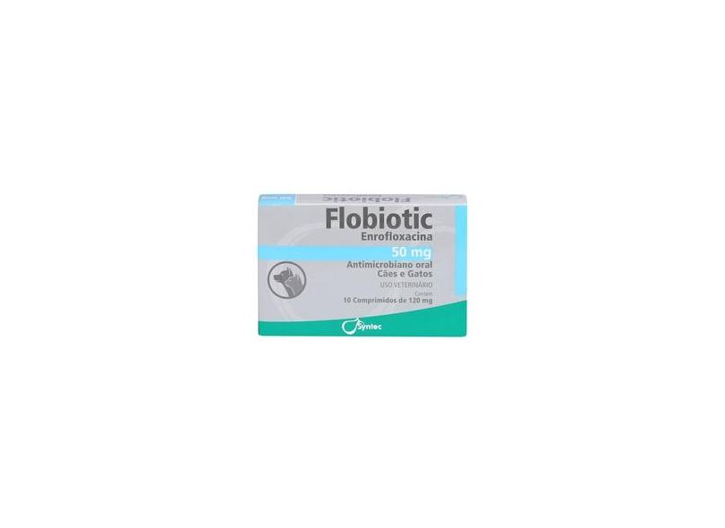 Flobiotic Syntec 50mg c/ 10 Comprimidos p/ Cães e Gatos com o Melhor ...