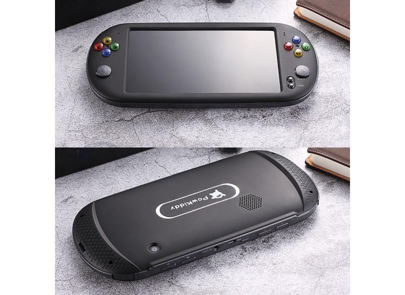 Jogo X16 7 polegadas cl¢ssico Console Handheld 1300 Built-in Games com ...