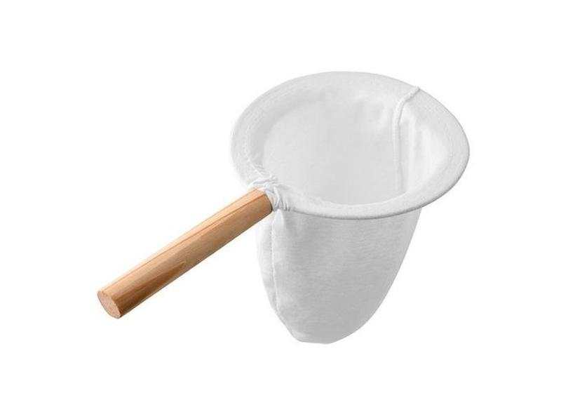 Kit 12 Coador De Café Pano Pequeno 10cm Algodão Cabo Madeira com o ...