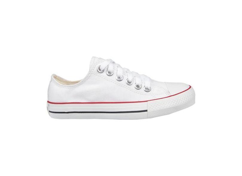 Tenis Tradicional Convencional Unissex Original Bella Flor Star, Branc ...