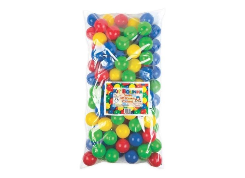 Kit Bolinhas Coloridas - 100 Bolinhas - Braskit com o Melhor Preço é no ...