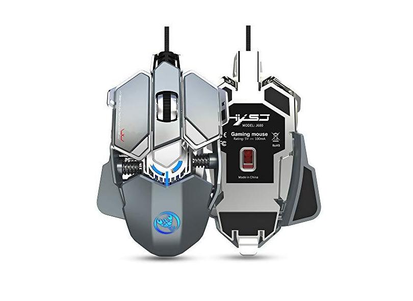 Mouse para jogos, 9 teclas Mechanical Feeling J600 Mouse para jogos ...