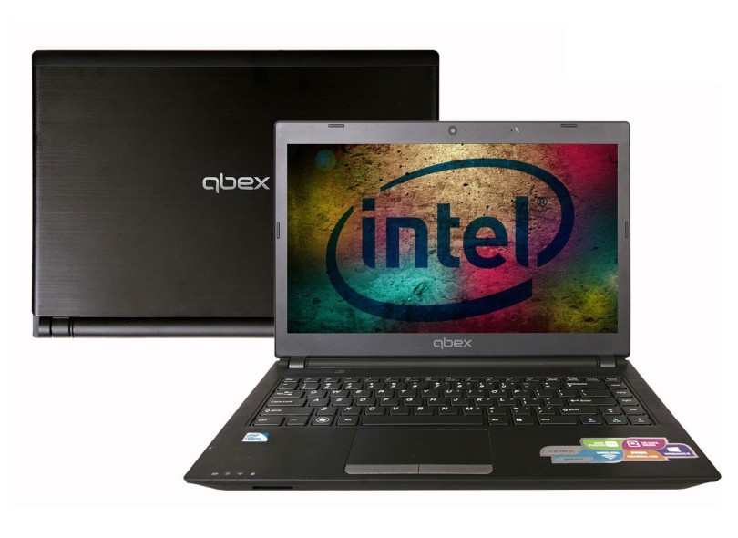 Notebook Qbex Intel Celeron 847 2GB de RAM HD 320 GB LED 14" Linux Max ...