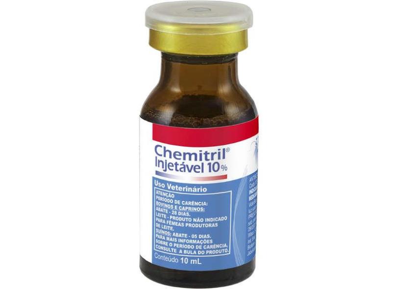 Antibiótico Injetável Chemitec Chemitril 10% Enrofloxacina para Cães e ...