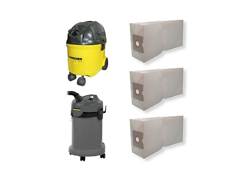 15 Saco Descartável para Aspirador de Pó Karcher NT 181 e NT 20/1 em ...