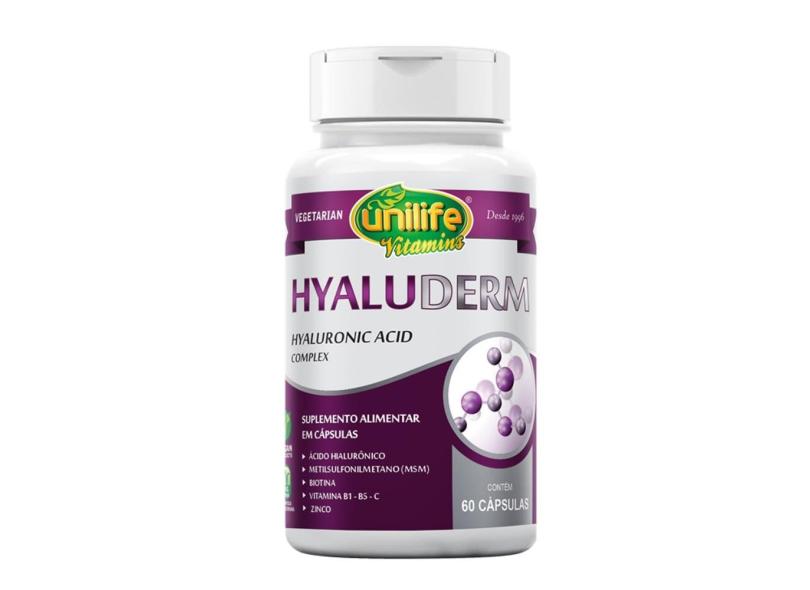 Ácido Hialurônico Hyaluderm 60 Cápsulas Unilife com o Melhor Preço é no ...