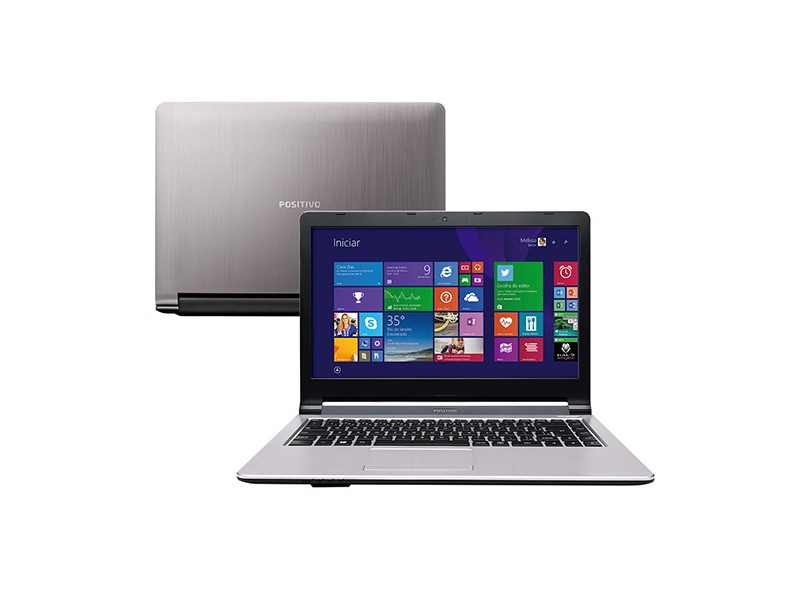 Notebook Positivo Premium Intel Celeron Processor N2920 2GB de RAM HD 500 GB LED 14" Windows 8.1 ...
