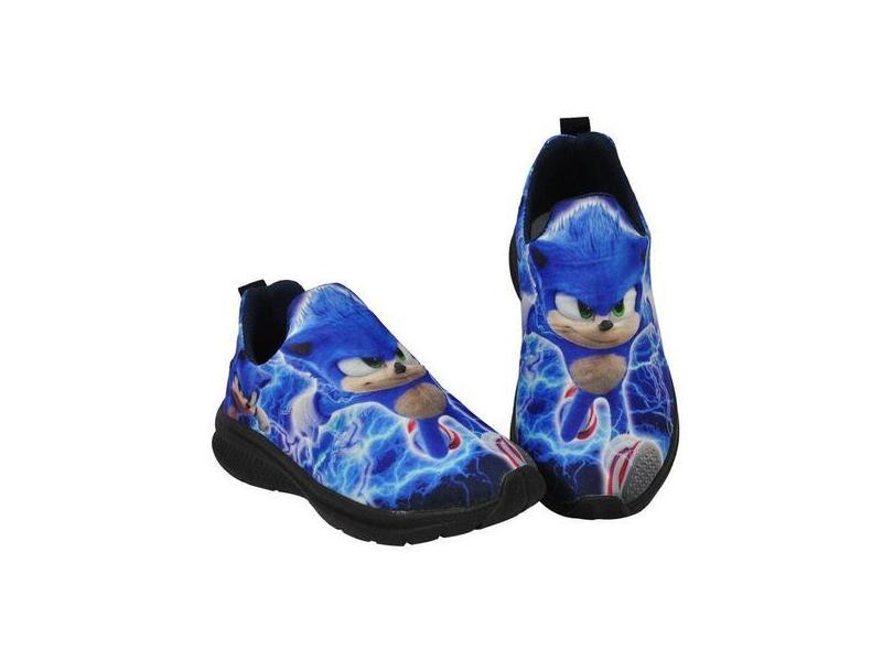 Tênis Infantil Masculino Personagem Carros/Sonic Menino Novo - Ars com ...