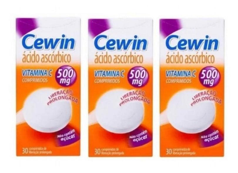 Cewin 500 Mg 30 Comprimidos Kit 3 Caixas em Promoção é no Buscapé