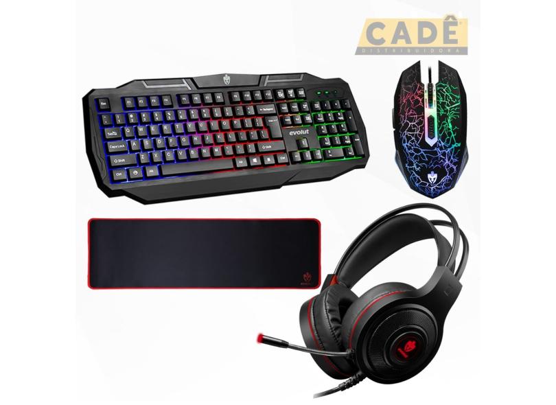 Kit Mouse Rgb Teclado Gamer Headset Mousepad Exclusivo com o Melhor ...