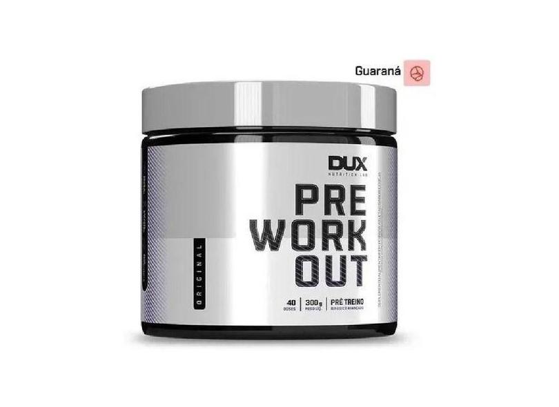 Pré Treino - Pre Workout Original Dux Nutrition 300G Sabor Guaraná Aum ...
