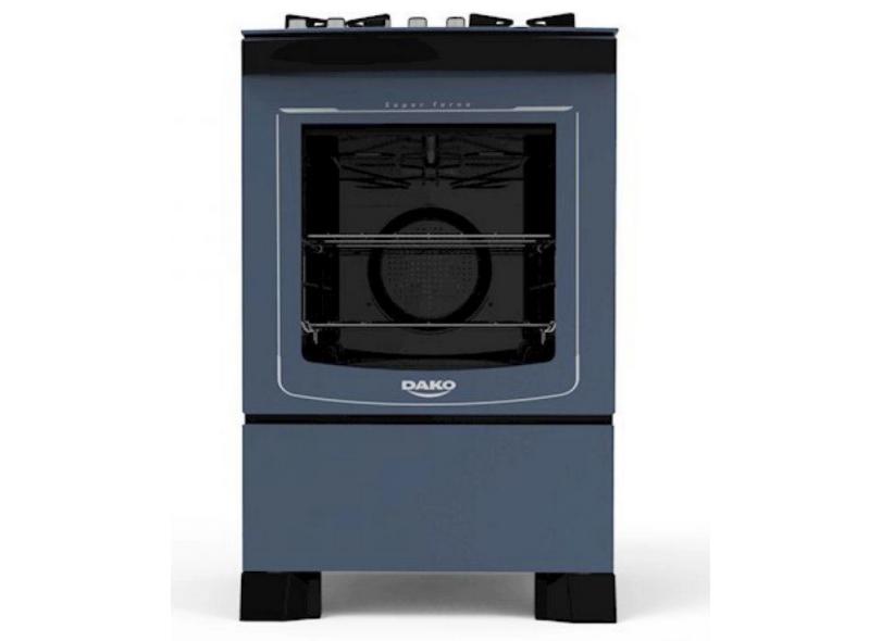 Fogão de Piso Dako Dakolors DP4VTP-ZC0 4 Bocas Acendimento ...