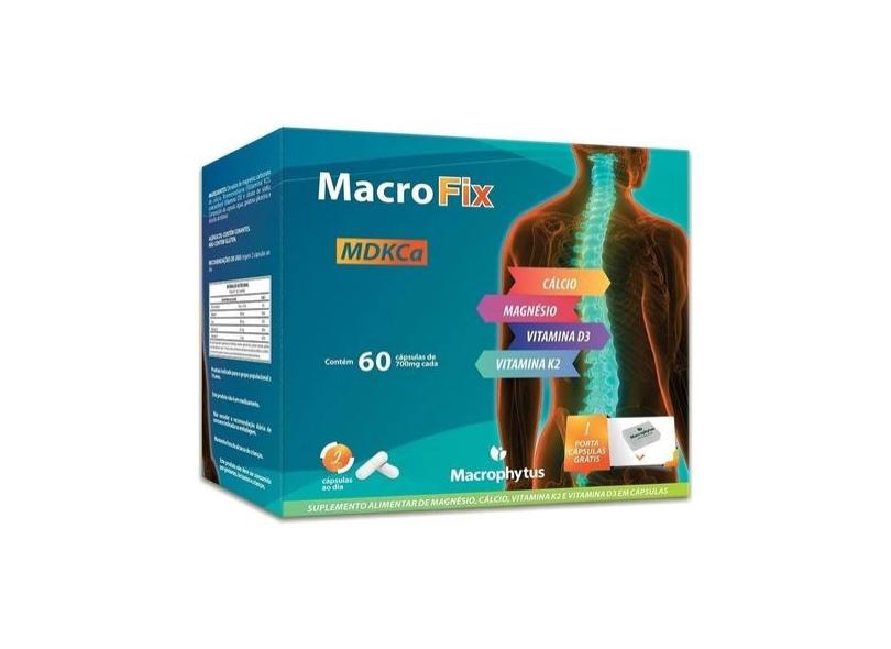 3x Macro Fix - Calcio Mdk2 700mg - 60 Capsulas Macrophytus com o Melhor ...