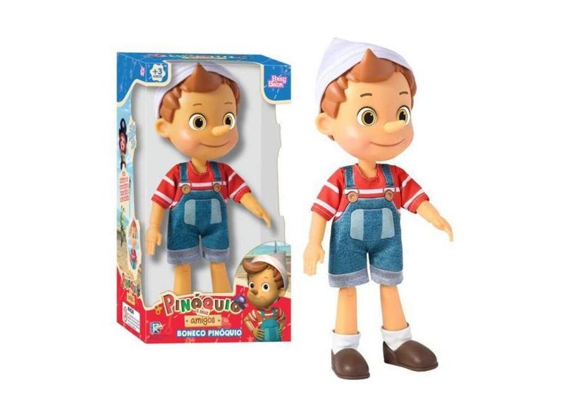 Boneco Pinóquio Brinquedo Infantil Em Vinil Articulado 30cm - Baby Bri ...