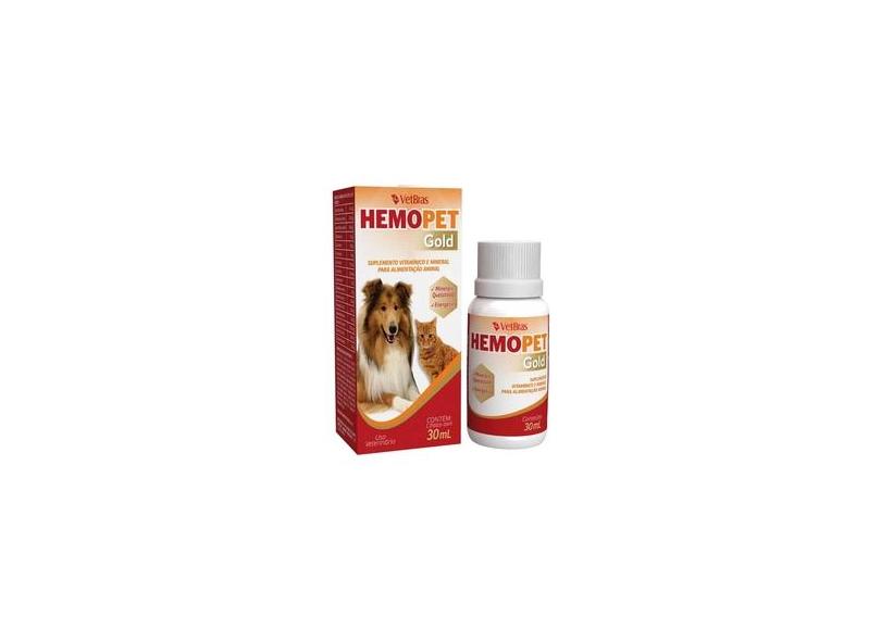Hemopet Gold Suplemento Vitamínico Vetbras 30ml com o Melhor Preço é no ...