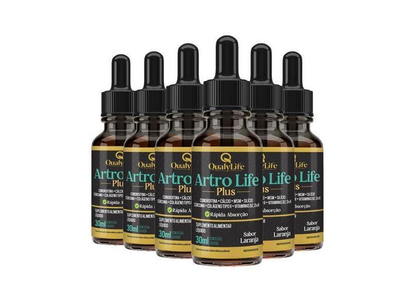 Artro Life Plus Gotas Colágeno Tipo 2 6 X 30ml Qualylife com o Melhor ...