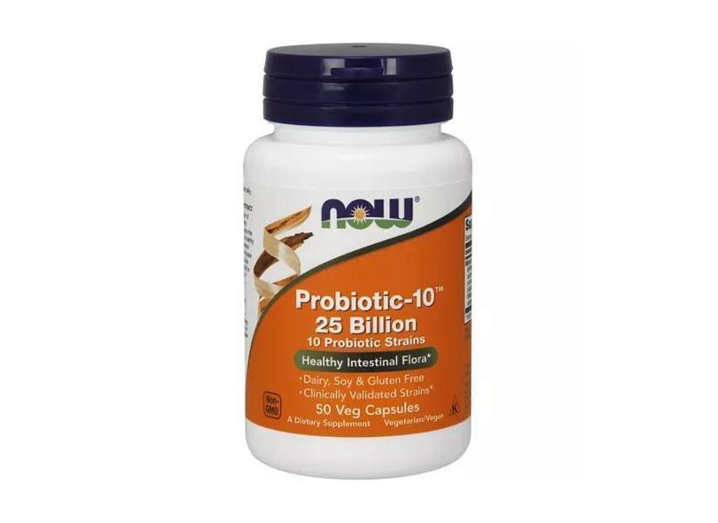 Probiotic-10 Probiotico Probiotic-10 Em Pote De 50G 50 Un - Now Foods ...