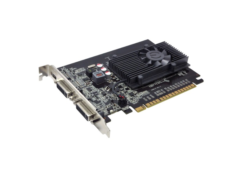 Placa de Video NVIDIA GeForce GT 520 1 GB DDR3 64 Bits EVGA 01G-P3-1525 ...