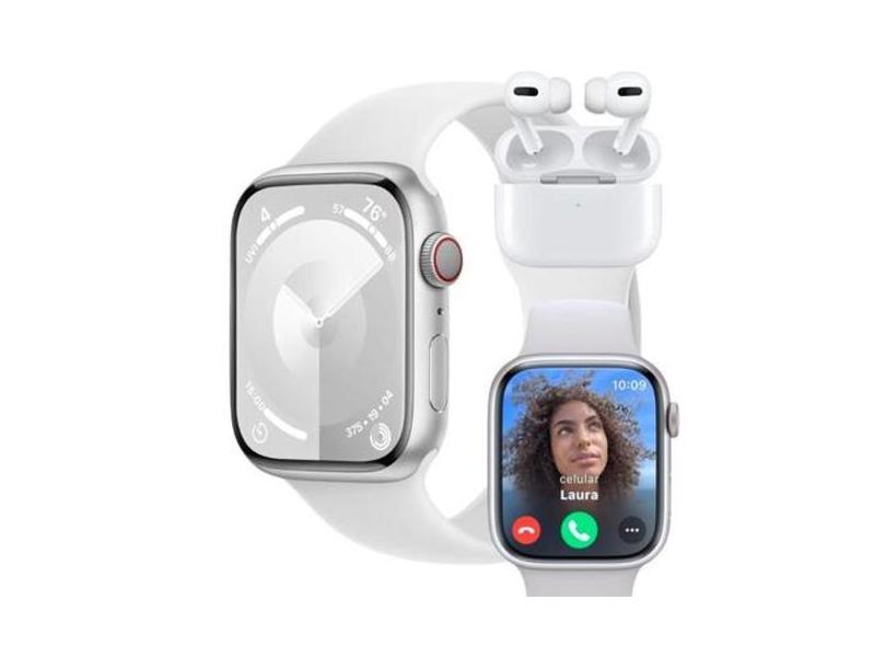 Relógio Smartwatch S9 Mini 41mm Pulso fino + 3 pulseiras modo esportiv ...