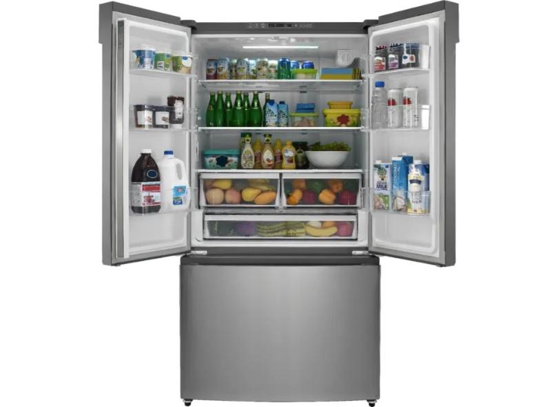 Geladeira Hisense RF-68W1 Frost Free French Door Inverse 520 Litros com ...