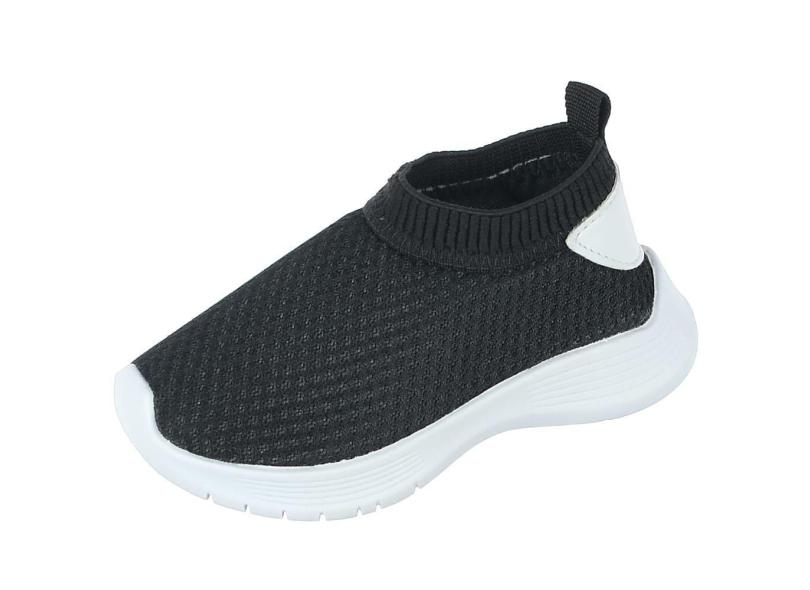 Tênis Infantil Menina e Menino Meia 20 ao 34 Slip on Calce Fácil ...