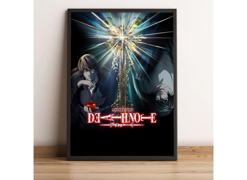 Quadro decorativo Death Note Anime mangá em Promoção é no Buscapé