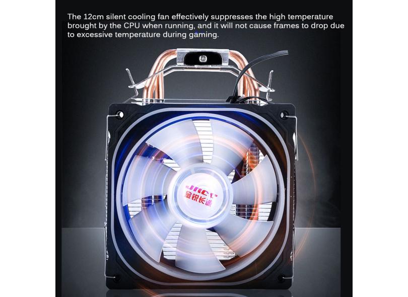 1300 rpm cpu Cooler Fan 12CM rgb Color Change Fan Cpu Cooler em ...