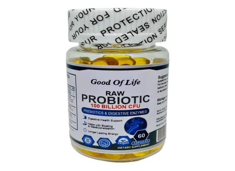 Good Of Life Raw Probiótico 100 Bilhões - 34 Cepas Probióticas, 4 Cepas ...