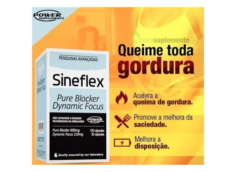 Sineflex 150 Cápsulas - Queimador E Bloqueador De Gorduras com o Melhor ...