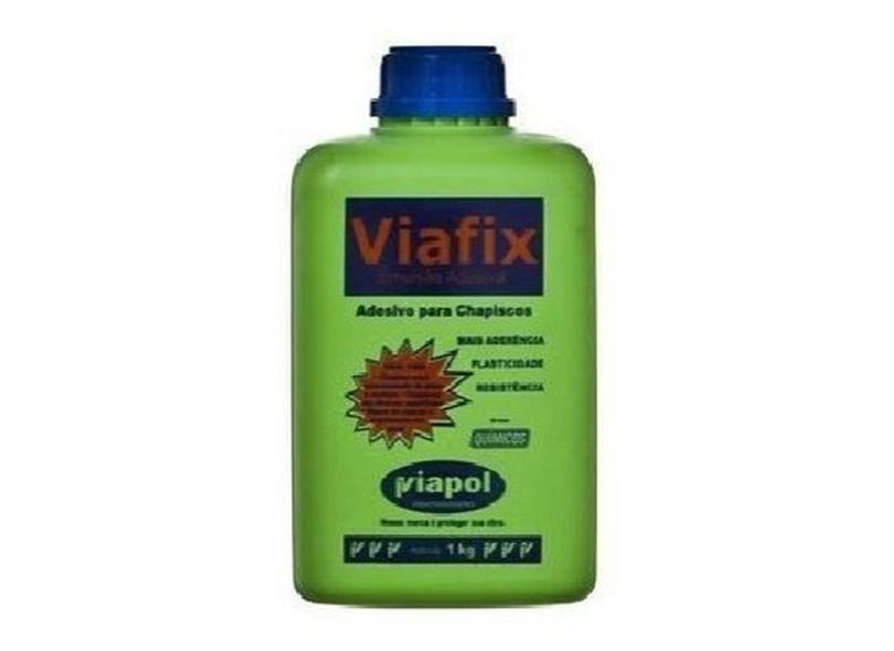 Adesivo Pra Chapisco Argamassa Líquida Viafix Tipo Bianco 1l com o ...
