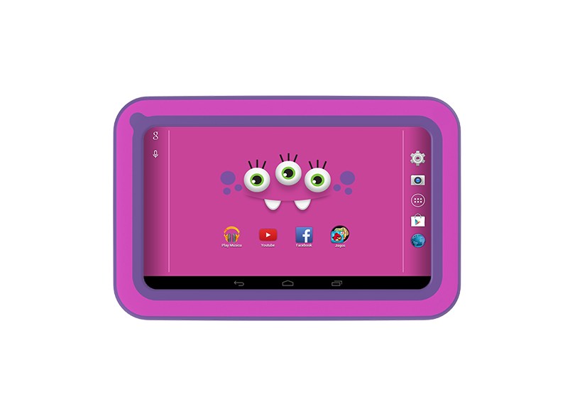 Tablet Every Kids 8GB LCD 7" Android 4.4 (Kit Kat) 2 MP K710 com o ...