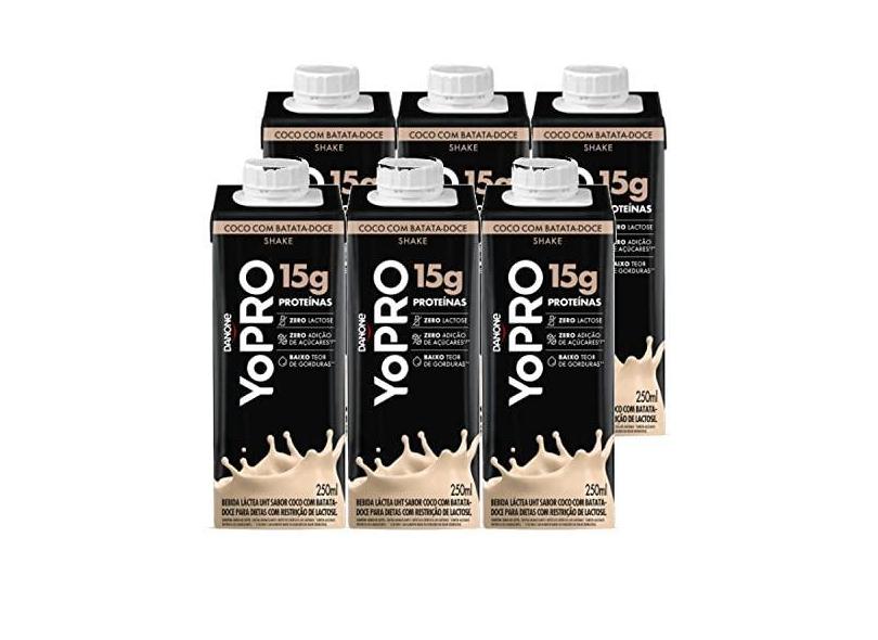 YoPRO Coco c/ Batata Doce 15g Proteina 250ml (6 unidades) com o Melhor ...