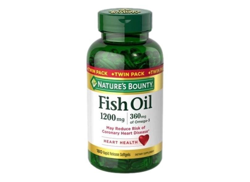 Nature Bounty Fish Oil 1400 Mg 980Mg Omega-3 - 180 Cápsulas com o ...