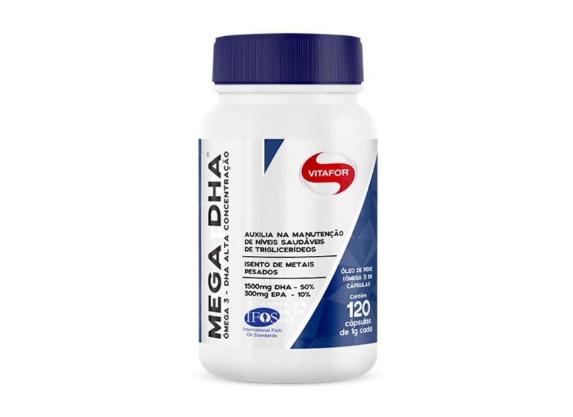 Omega DHA 1000mg 120 Capsulas Vitafor com o Melhor Preço é no Zoom