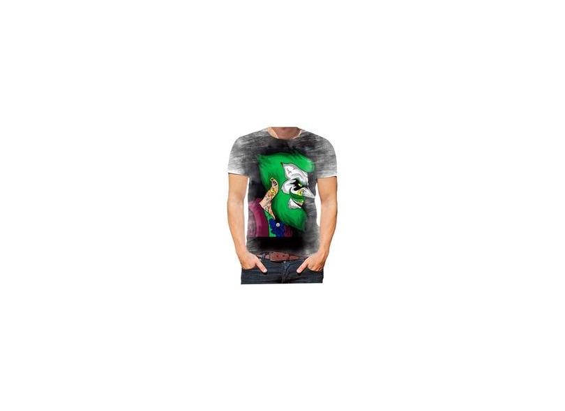 Camiseta Camisa Coringa Arlequina Herói Vilão Barba Art 01 com o Melhor ...