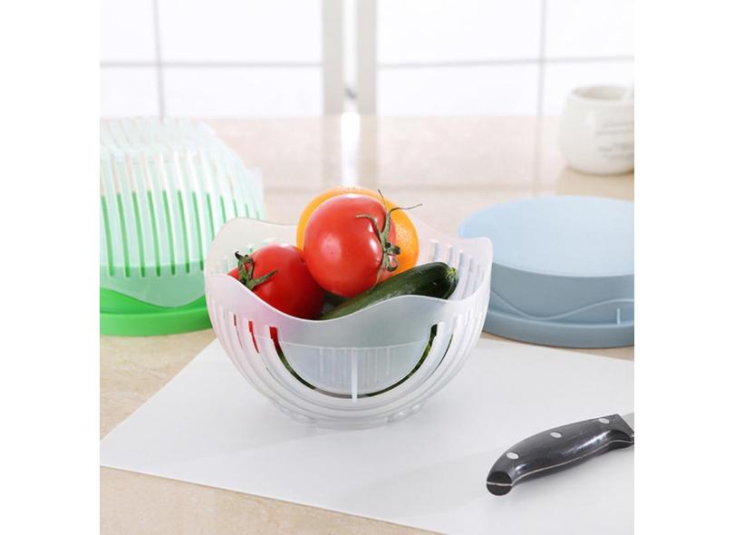 Diy corte creativo Saladeira Salada de Frutas Artefato Cortador de ...