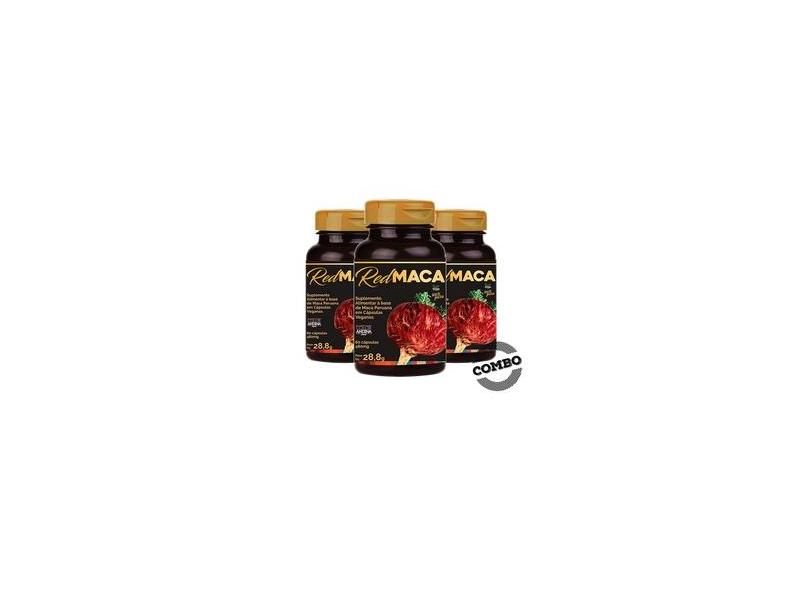 Maca Peruana em Cápsulas - 3 Unidades - Red Maca - A Maca da Mulher ...