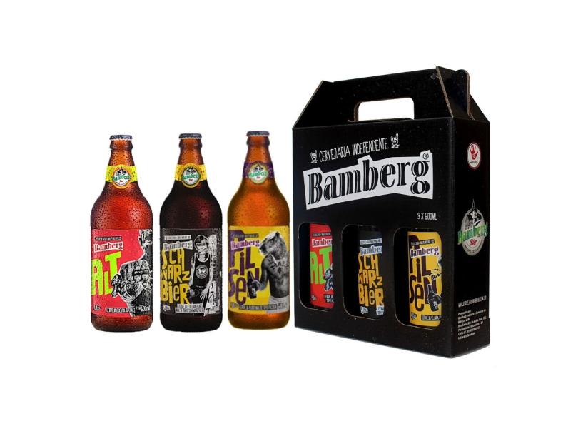 Kit Cerveja Artesanal Bamberg Altbier, Schwarzbier e Pilsen (3 garrafas ...